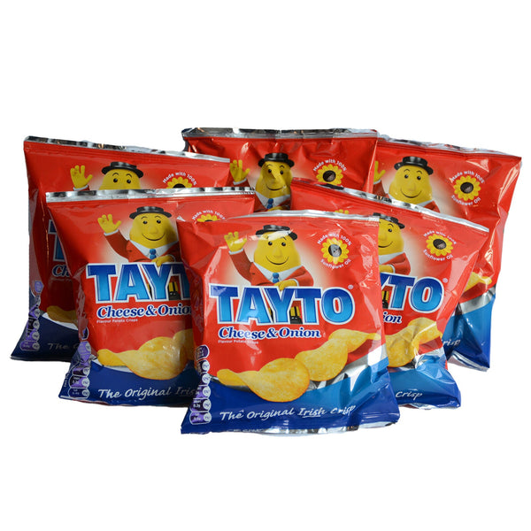 Tayto Cheese & Onion 6 Pack – Carrolls Irish Gifts USA