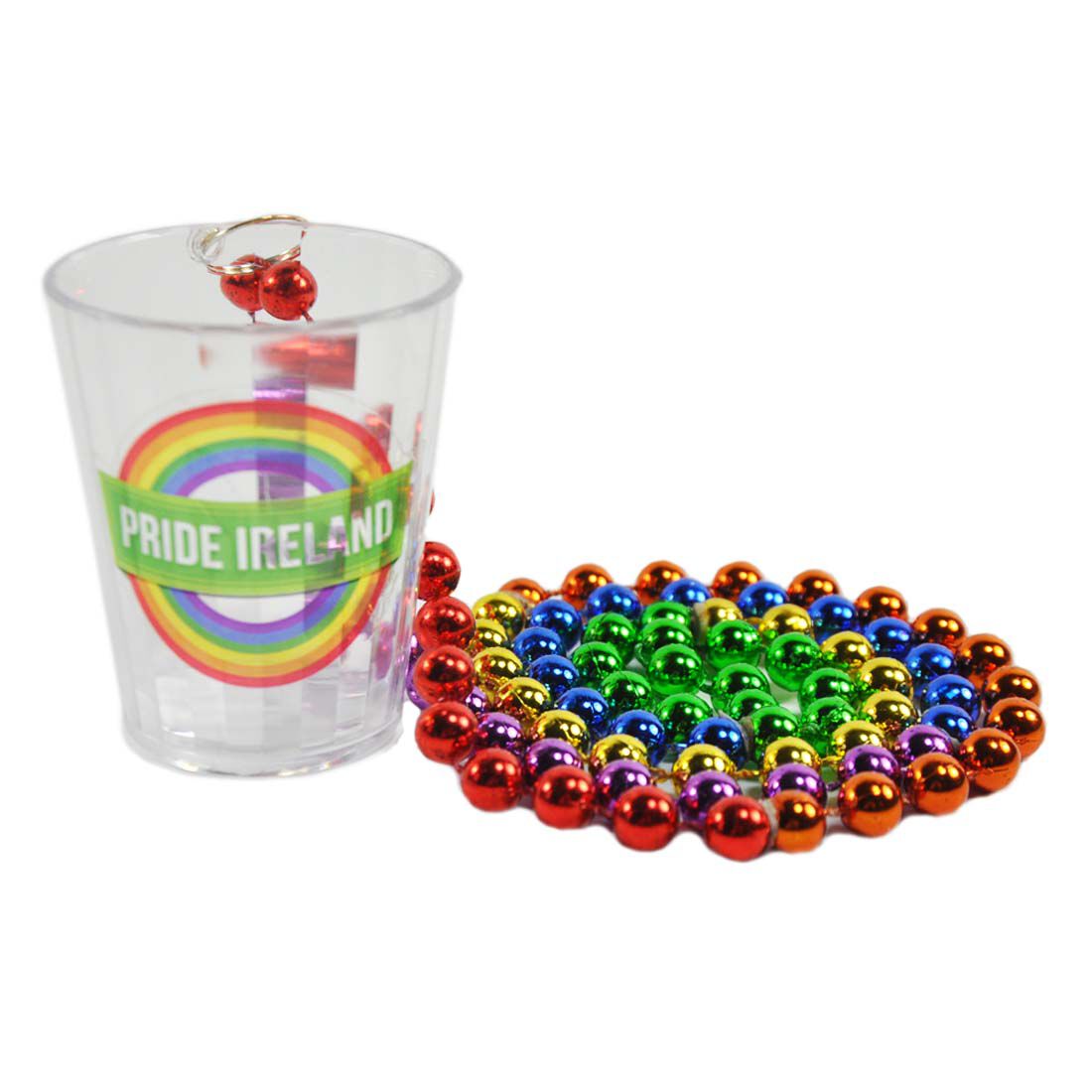 Prideed Shot Glass With Pride Ireland Design And Printed Beads ...