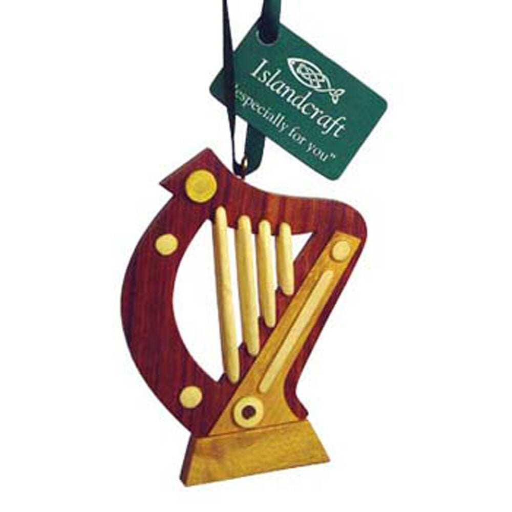 Irish Wooden Harp Hanging Decoration – Carrolls Irish Gifts USA